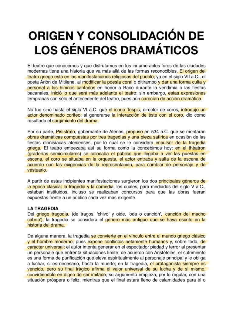 L.U Texto Dramático 3 | PDF | Tragedia | Comedia