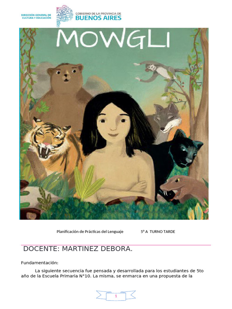 5to Mowgli | PDF | Novelas | Comunicación humana