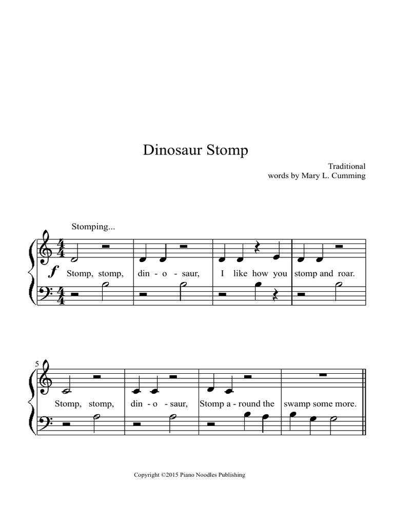 Dinosaur Stomp | PDF
