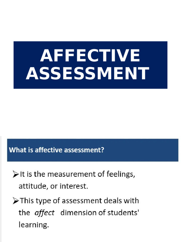 Affective Domain Taxonomy in Learning | PDF