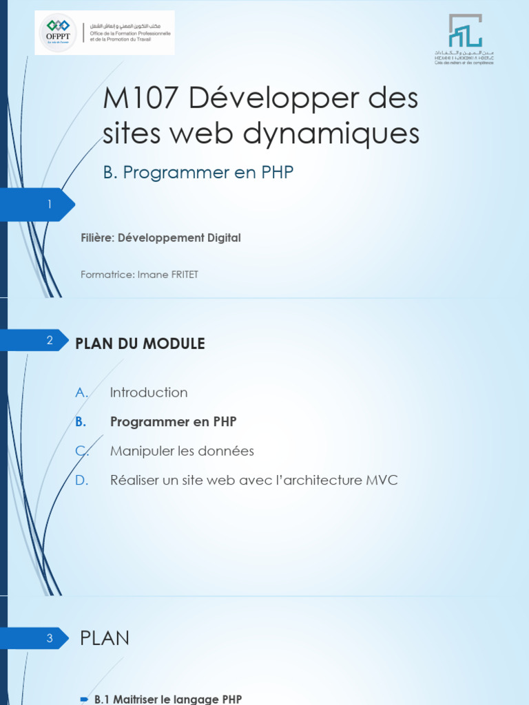 Apprendre à programmer en PHP | PDF | PHP | Variable (informatique)