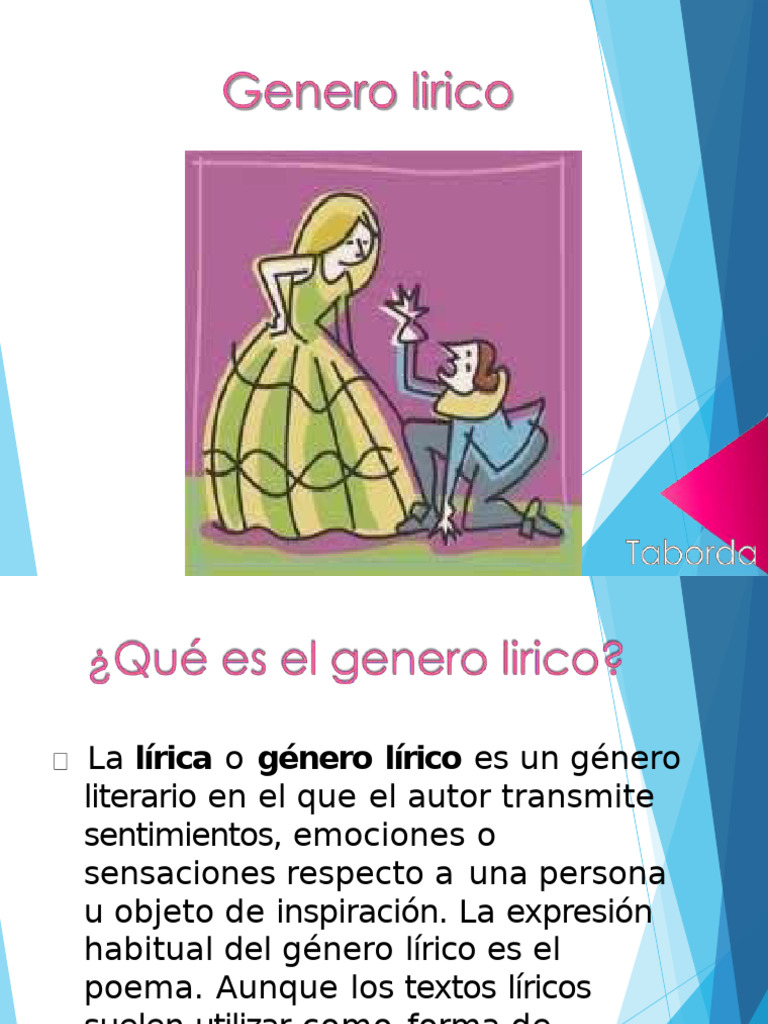 Introducción al Género Lírico | PDF