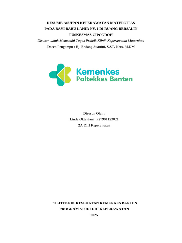 Resume BBL Linda | PDF