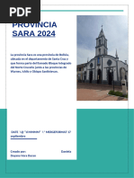 Provincia Sara Informe | PDF | Viajes y turismo