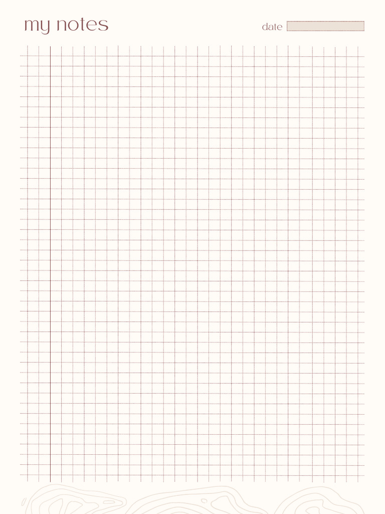 Beige Lined Notes Overview | PDF