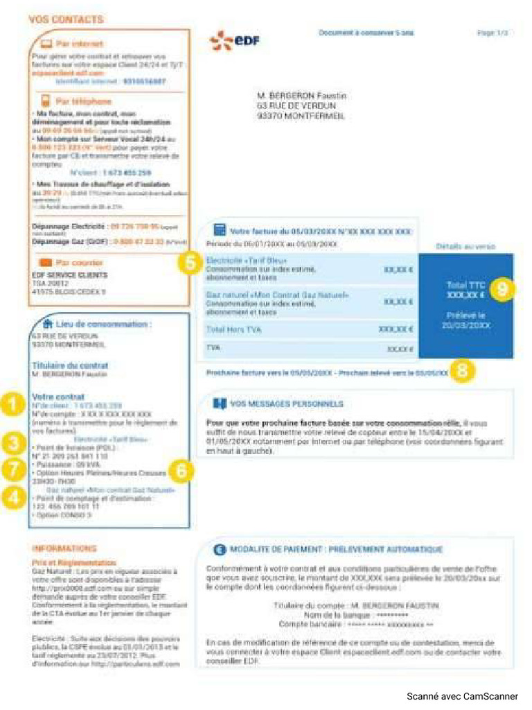 Facture France 2 | PDF