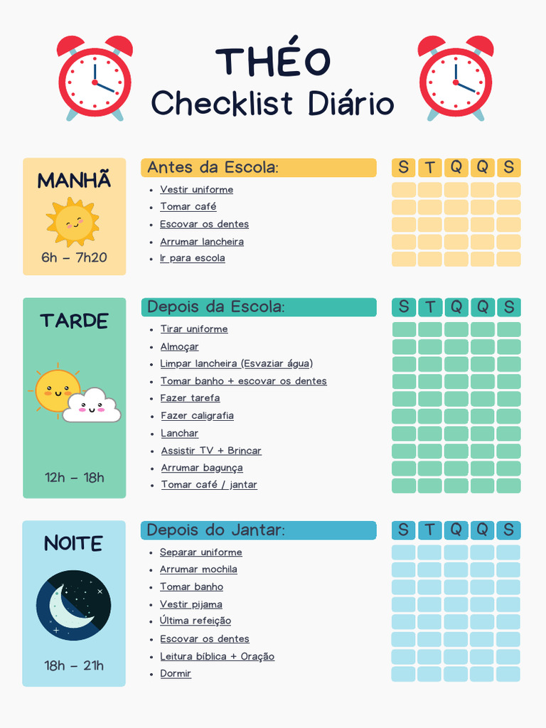 Checklist Théo | PDF