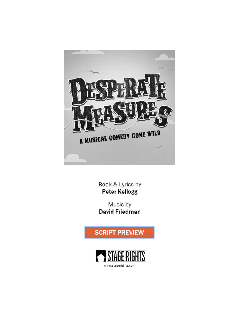 Desperate Measures Preview New | PDF