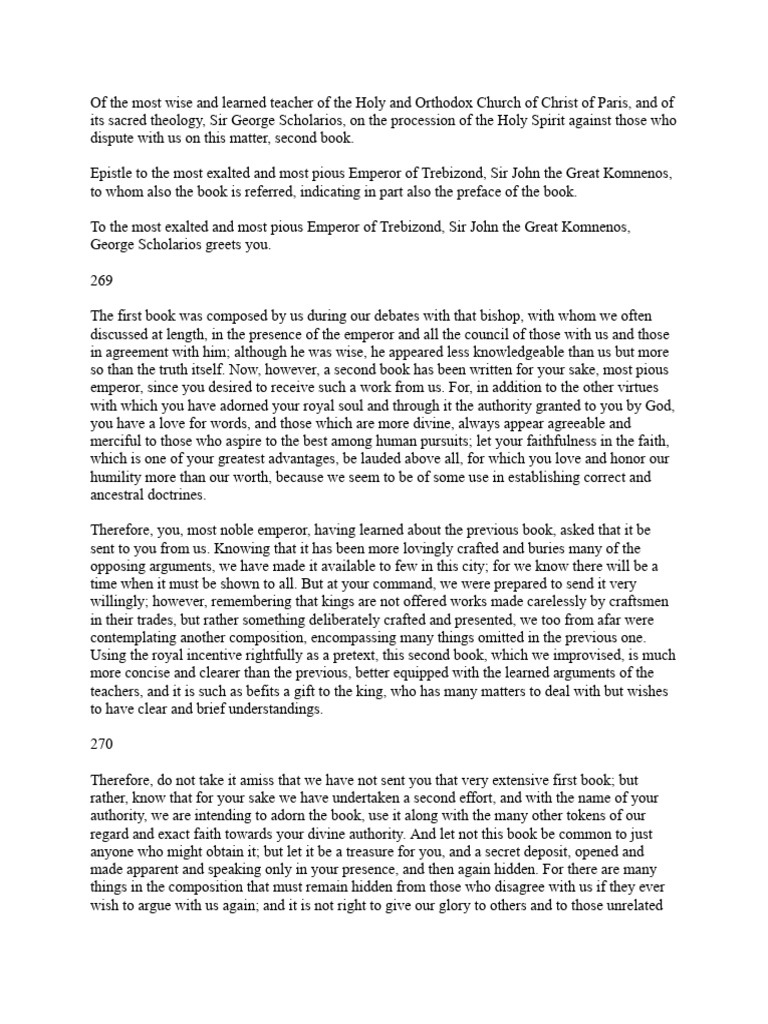 Gennady Spirit 2 1 | PDF | God The Father | Trinity