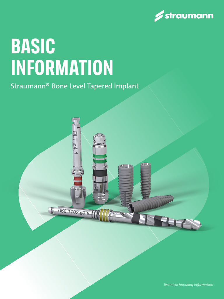 Straumann® Bone Level Tapered Implant | PDF | Dental Implant | Screw