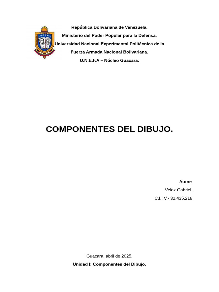 Componentes Del Dibujo | PDF | Dibujo | Geometría