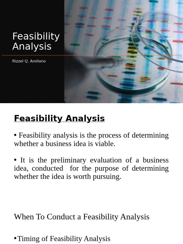 Feasibility Analysis | PDF | Feasibility Study | Business