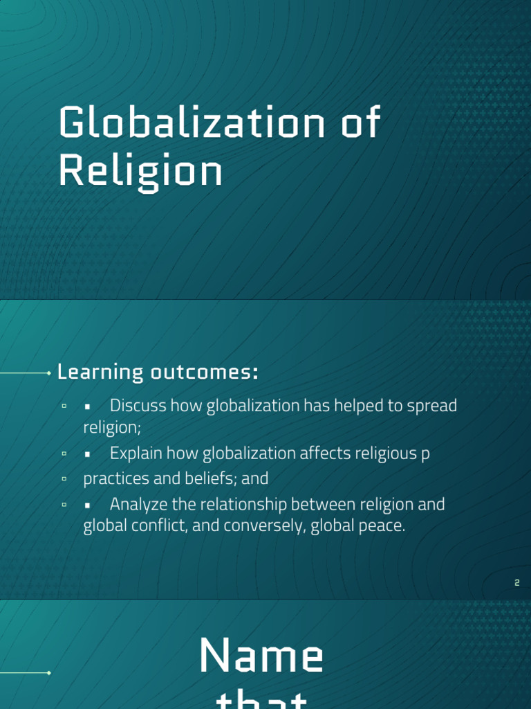 Globalization's Impact on Religion | PDF | Psychological Attitude ...