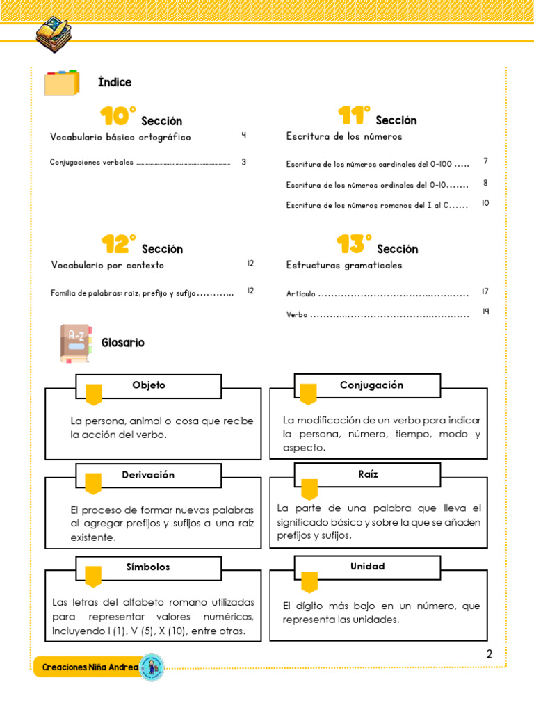 4° Español - Librito - Mayo | PDF | Verbo | Plural