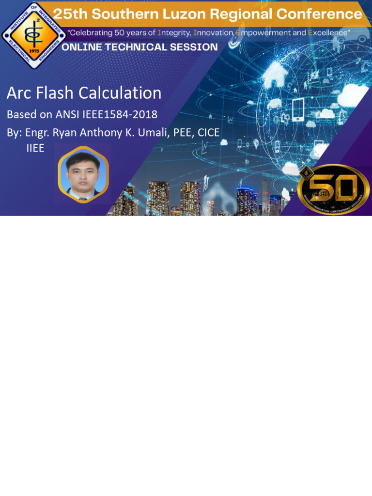 Arc Flash Calculation Based On IEEE 1584-2018 by Ryan Umali | PDF ...