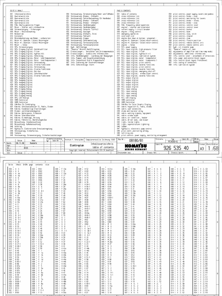 Planos Electricos 08180-08181 | PDF