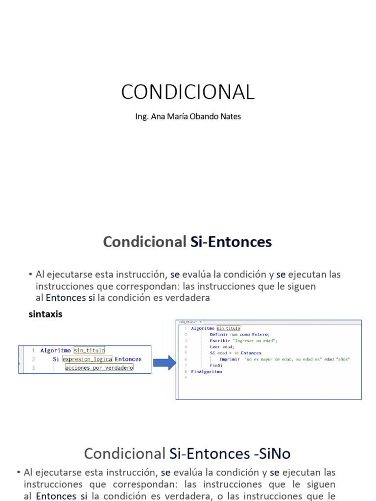 CONDICIONALES_2025 | PDF