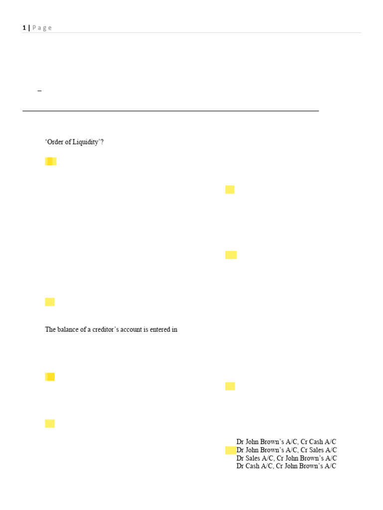 4th Form POA Practice p1 2024 | PDF | Debits And Credits | Financial ...