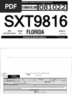 SC DMV Form 452: Plate Replacement Application | PDF | Department Of ...