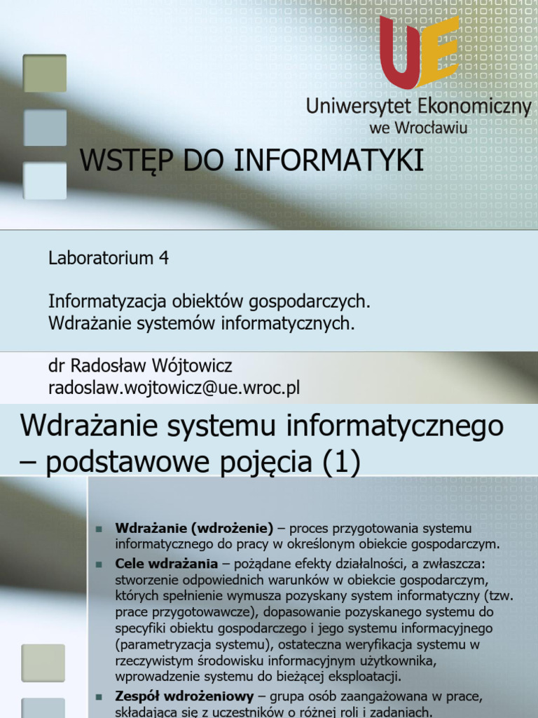WDI Lab.4 IwB UE Wrocław | PDF