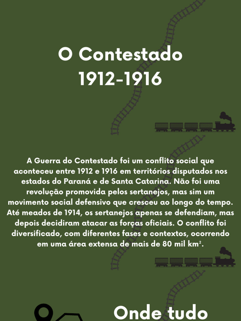 A Guerra do Contestado (1912-1916) | PDF | Brasil