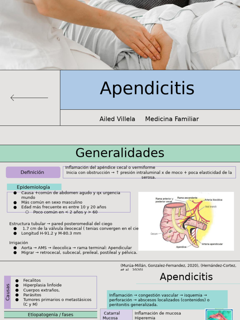 Apendicitis UMF | PDF | Especialidades Medicas | Medicina CLINICA