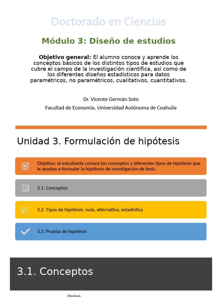 Modulo3 Unidad3 | PDF | Hipótesis | Estadísticas