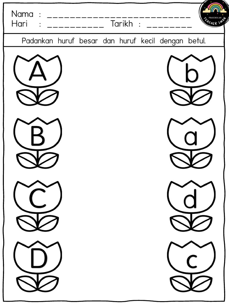 Padankan Huruf Kecil Dan Besar | PDF