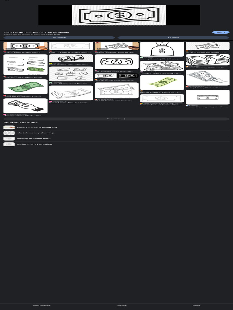 Money Drawing - Google Search | PDF | Imaging