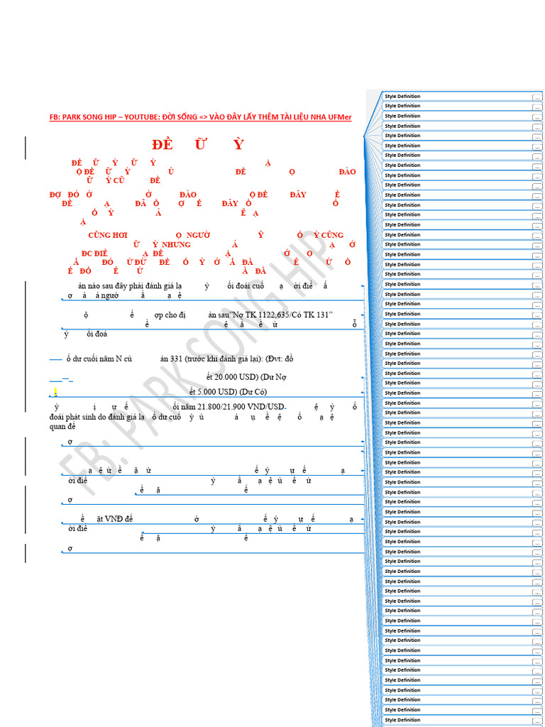 FULL GIỮA KỲ KTTC 2 PARK SONG HIP | PDF