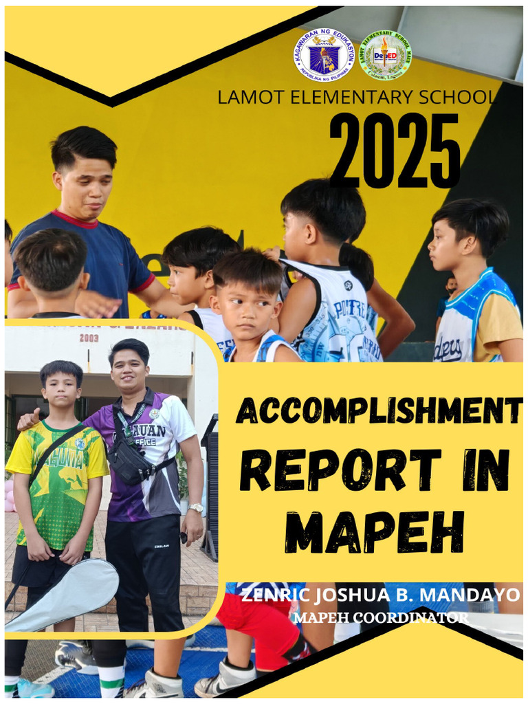 MAPEH Intramurals 2024 Report | PDF | Behavior Modification | Learning