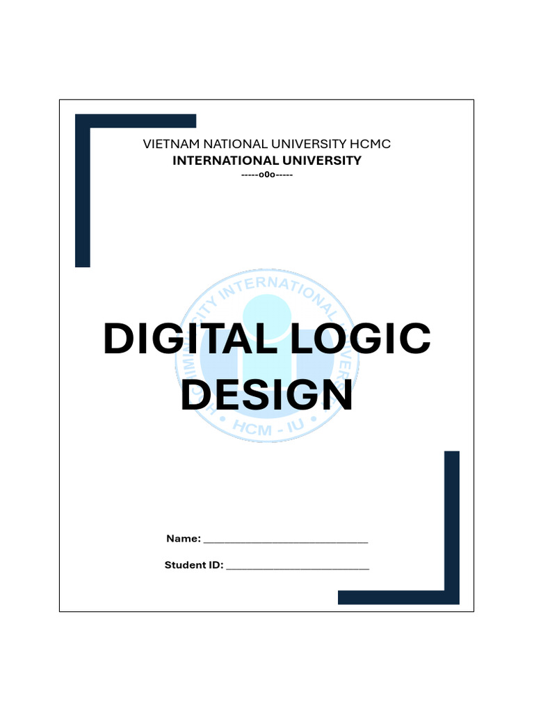 Digital Logic Design Course Overview | PDF