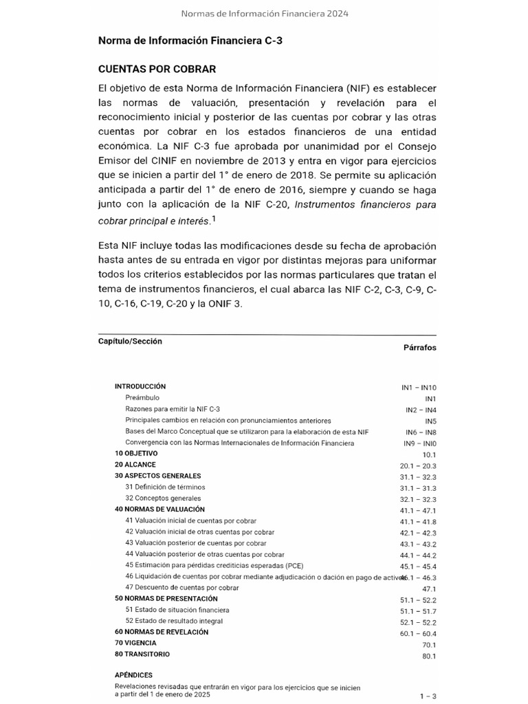 03.NIF 2024.CUENTAS - POR.COBRAR II | PDF