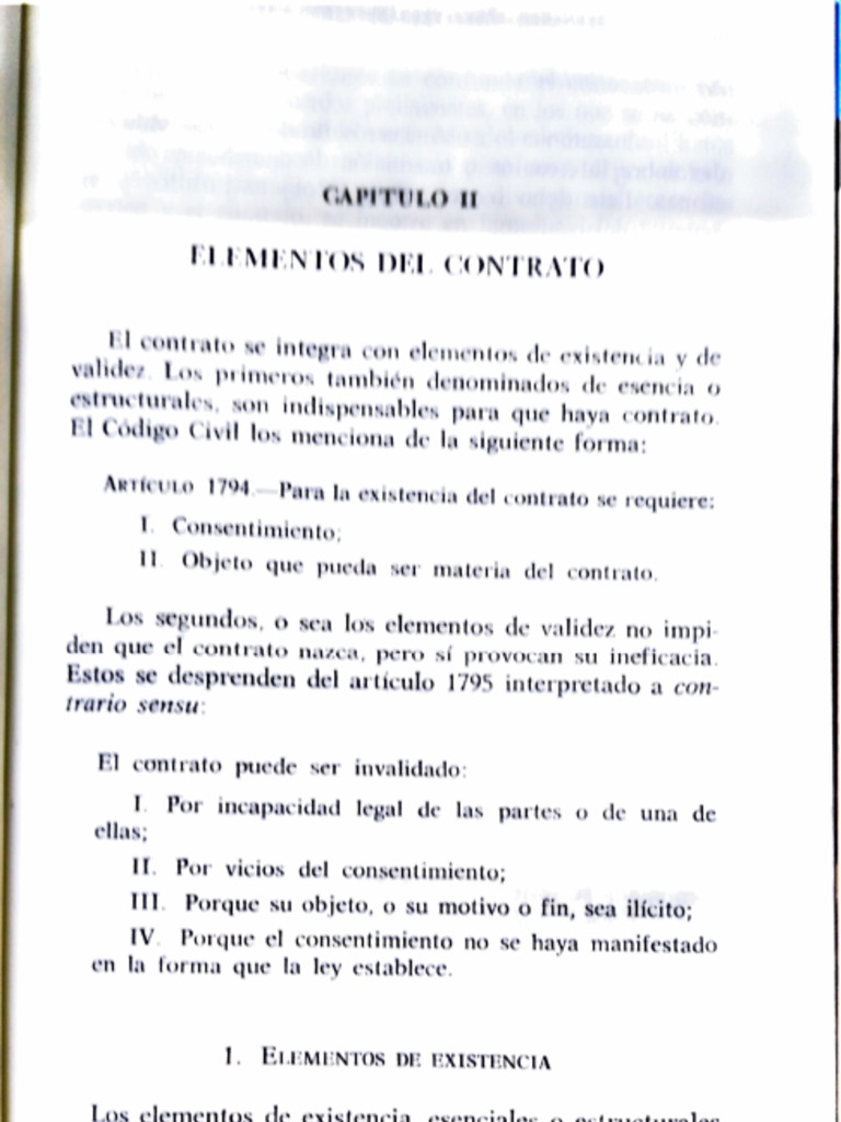 Elementos Del Contrato | PDF