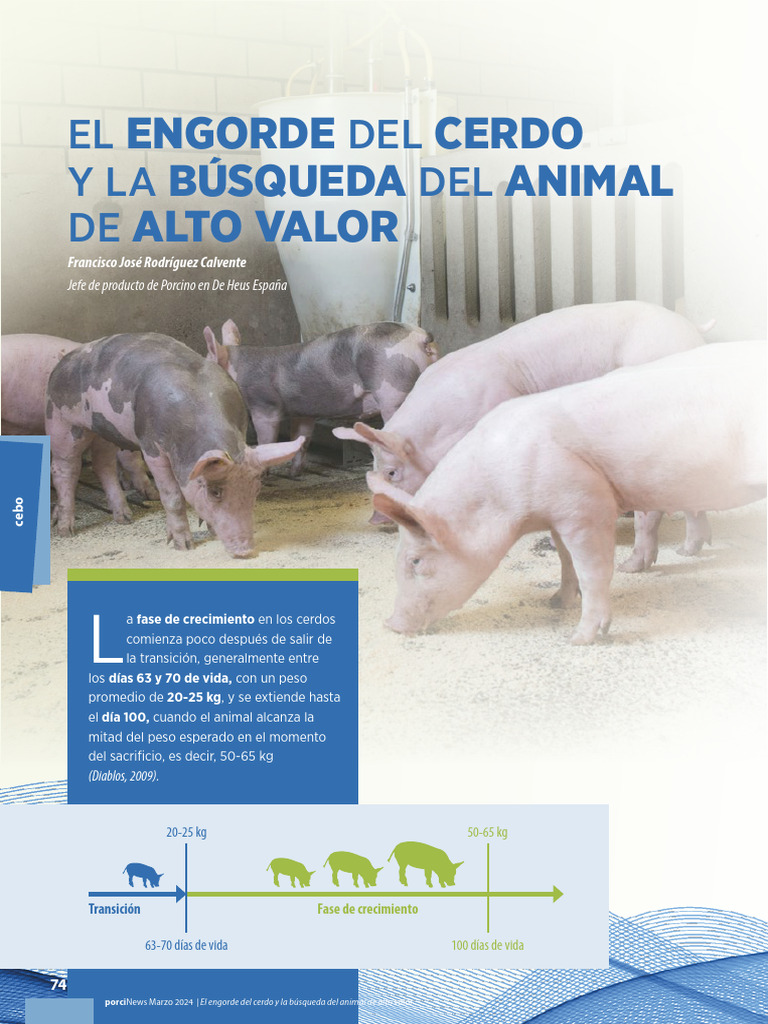 Engorde-cerdo-DeHeus | PDF | Nutrición | Dieta y nutrición