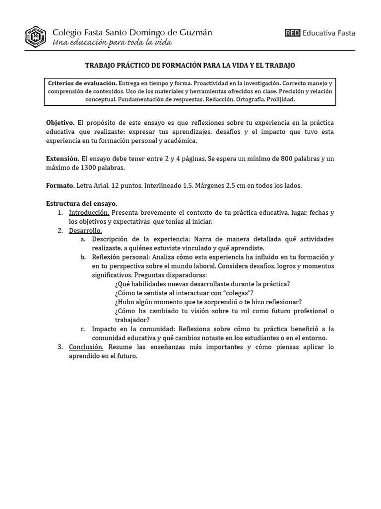 TP02 InformePasantía | PDF