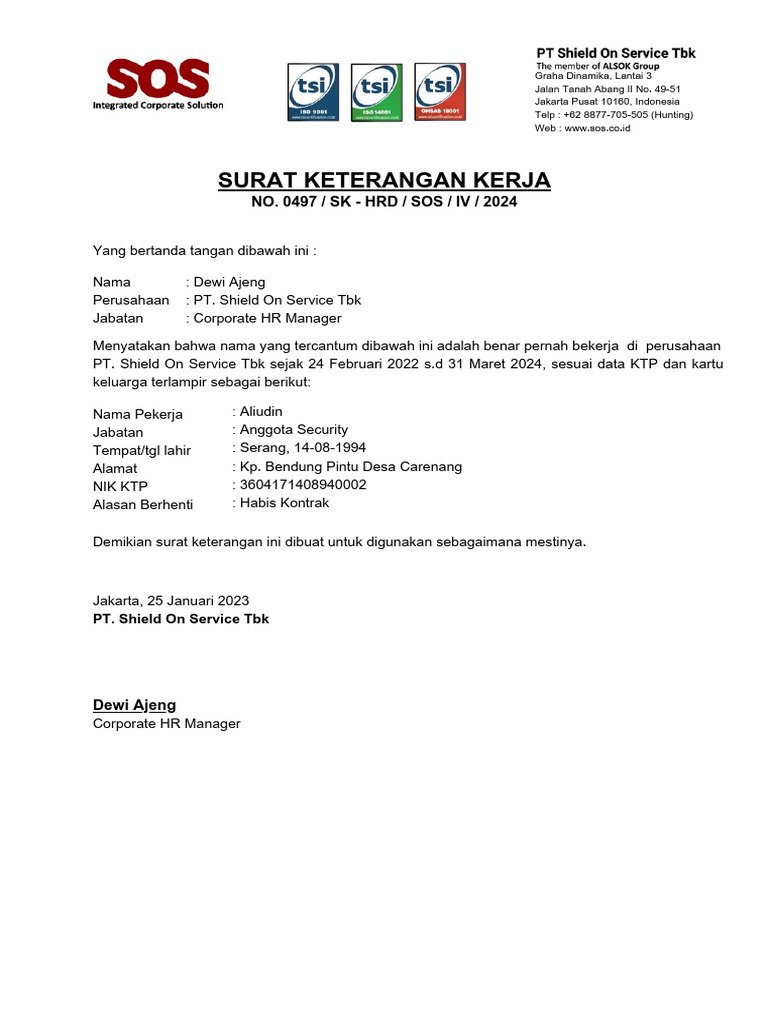 Paklaring - Aliudin (Ii) | PDF