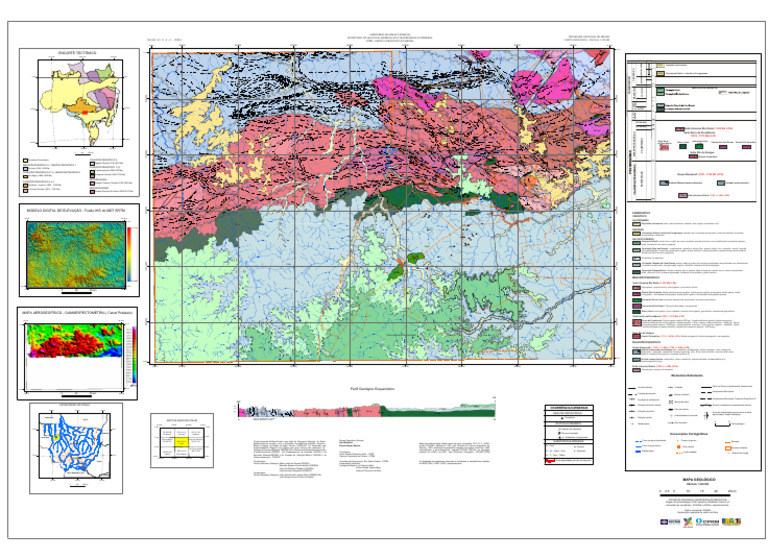 Mapa_Juina | PDF | Geologia | Geociências