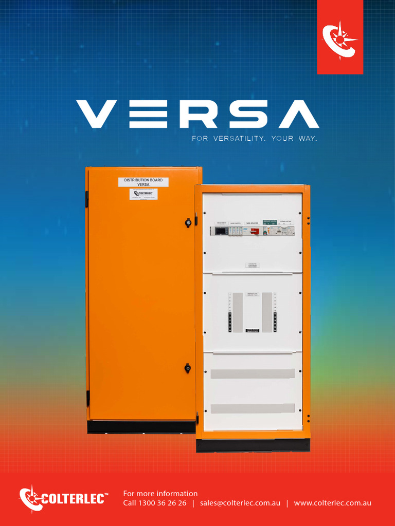 Colterlec Versa Distribution Board Brochure 2021 Web | PDF