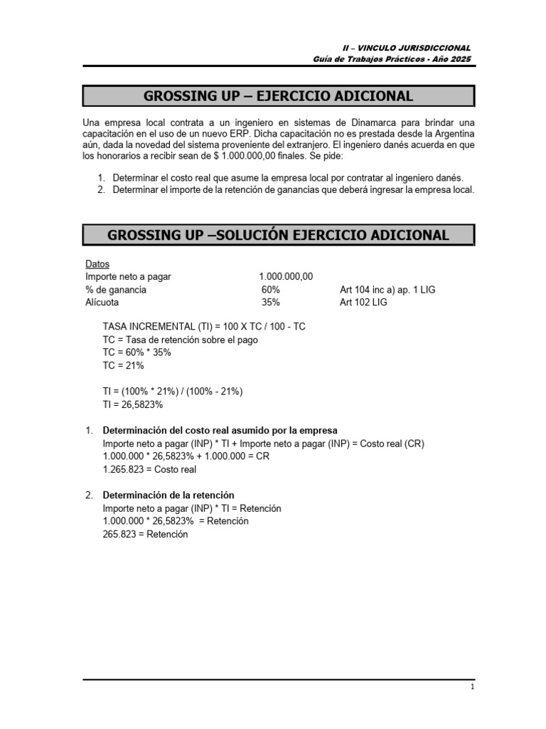 Grossing up. | PDF