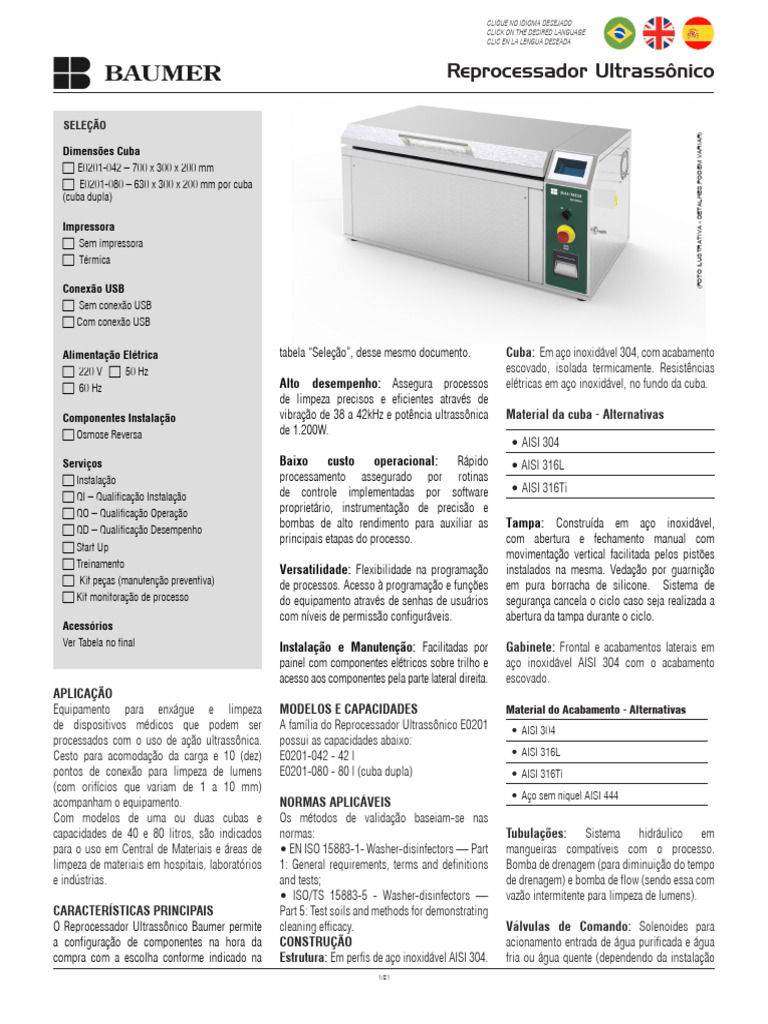 FT 01 09 0001+-+folheto+tecnico+-+reprocessador+ultrassonico+e0201 - 4 ...