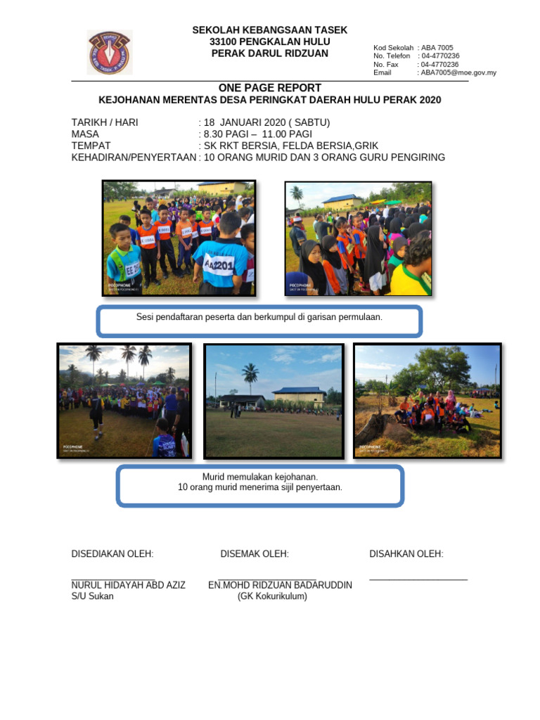 ONE PAGE REPORT | PDF