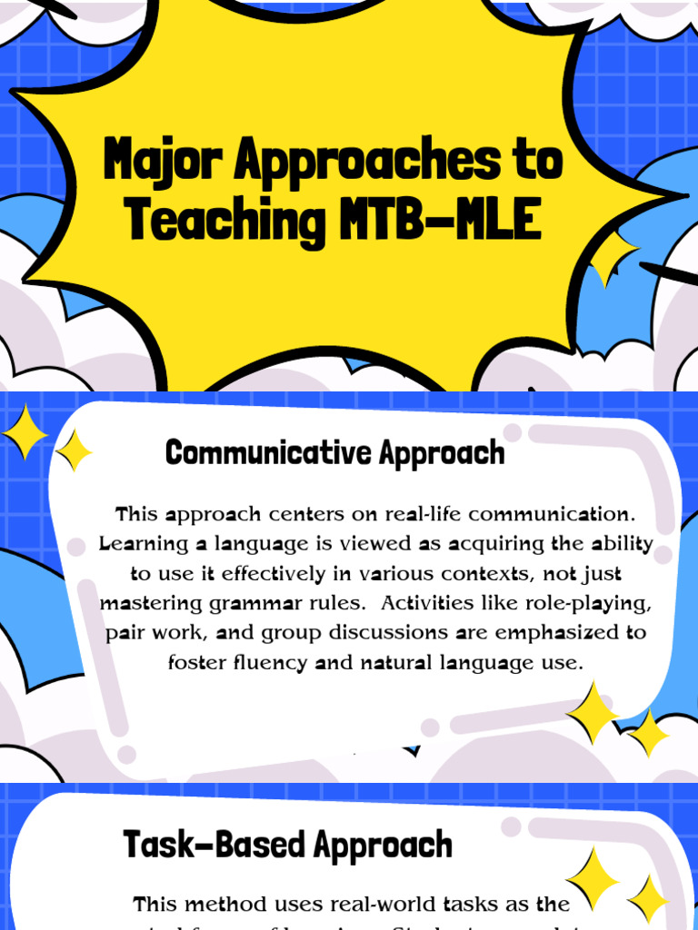 Major Approaches to Teaching MTB-MLE_20250407_154550_0000 | PDF