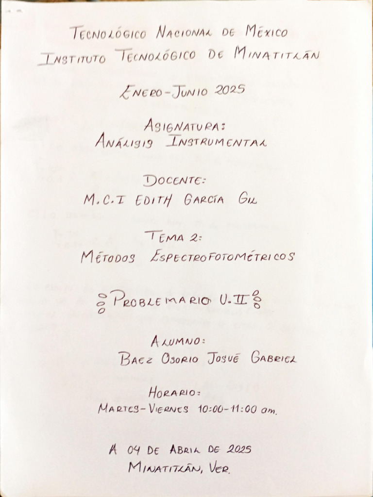 Problemario Individual Tema 2 | PDF