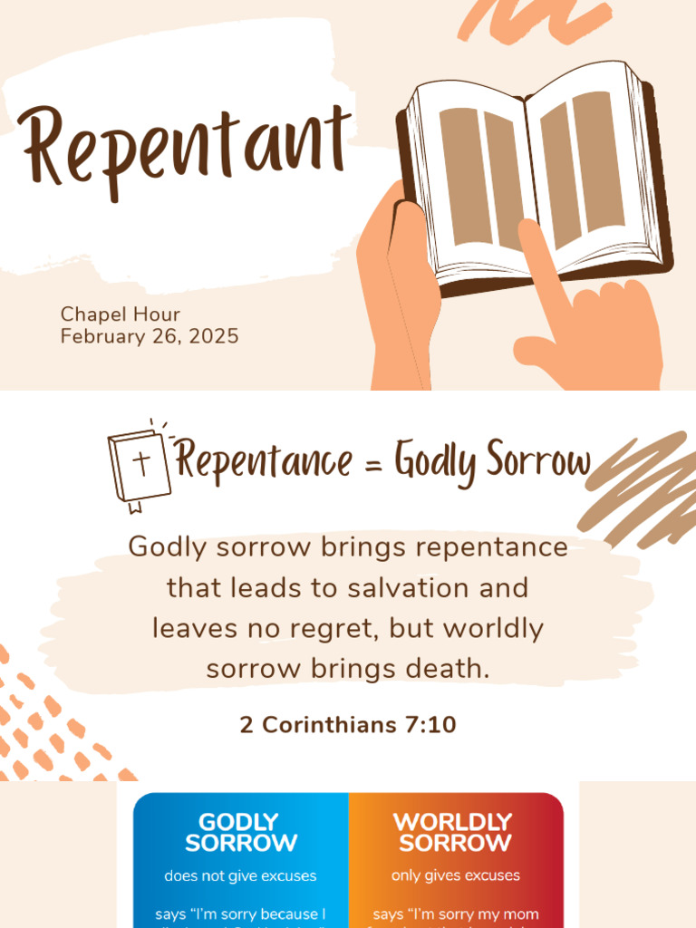 Chapel Hour - Repentant | PDF