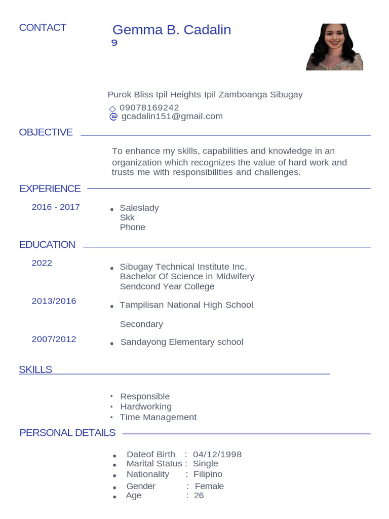 Resume 4 | PDF