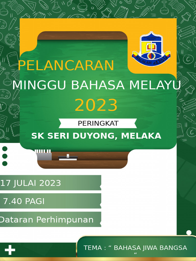 BUKU PROGRAM MINGGU BAHASA MELAYU 2023 | PDF