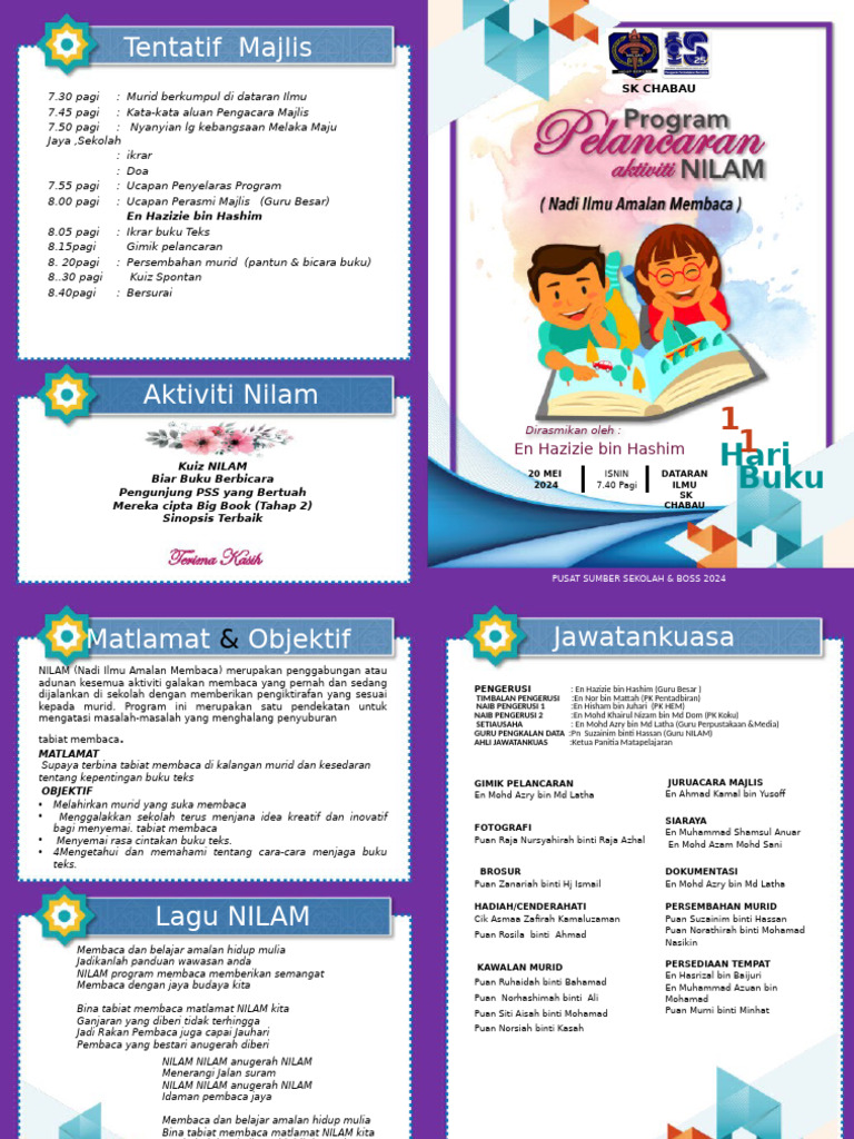 Pelancaran Nilam &buku Teks Chabau 2 | PDF