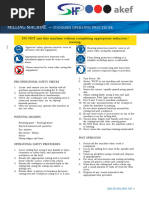 SS WHS SAF 000 Safe Operating Procedure Milling Machine | PDF ...
