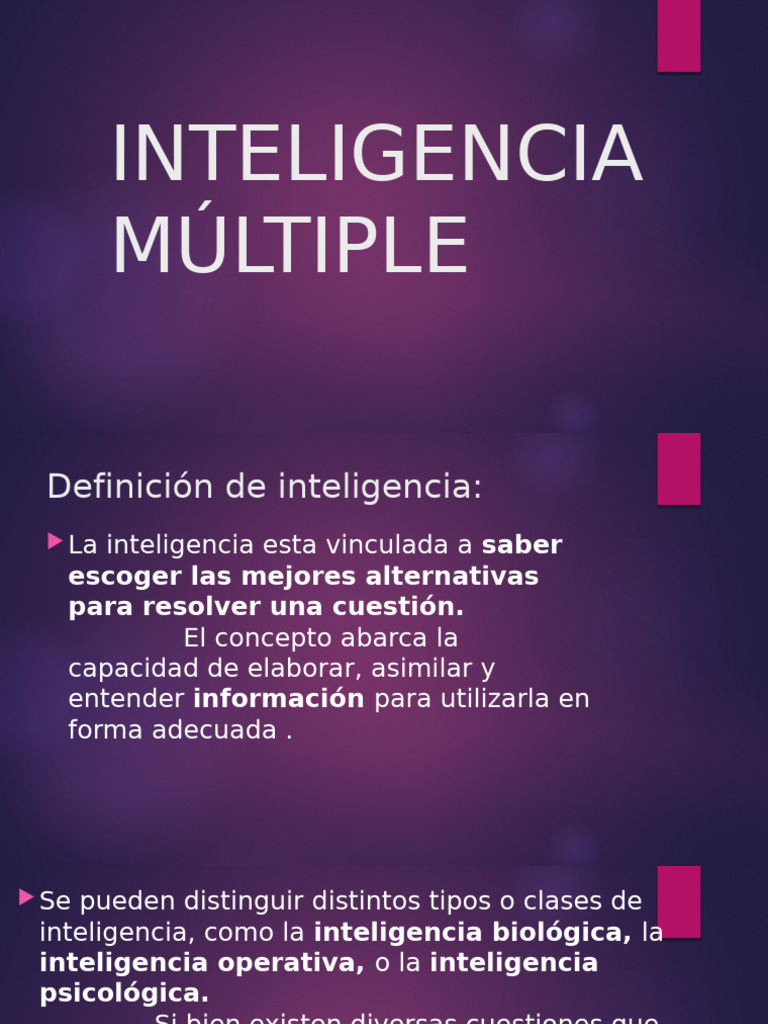 Inteligencia Multiples | PDF | Inteligencia | Aprendizaje